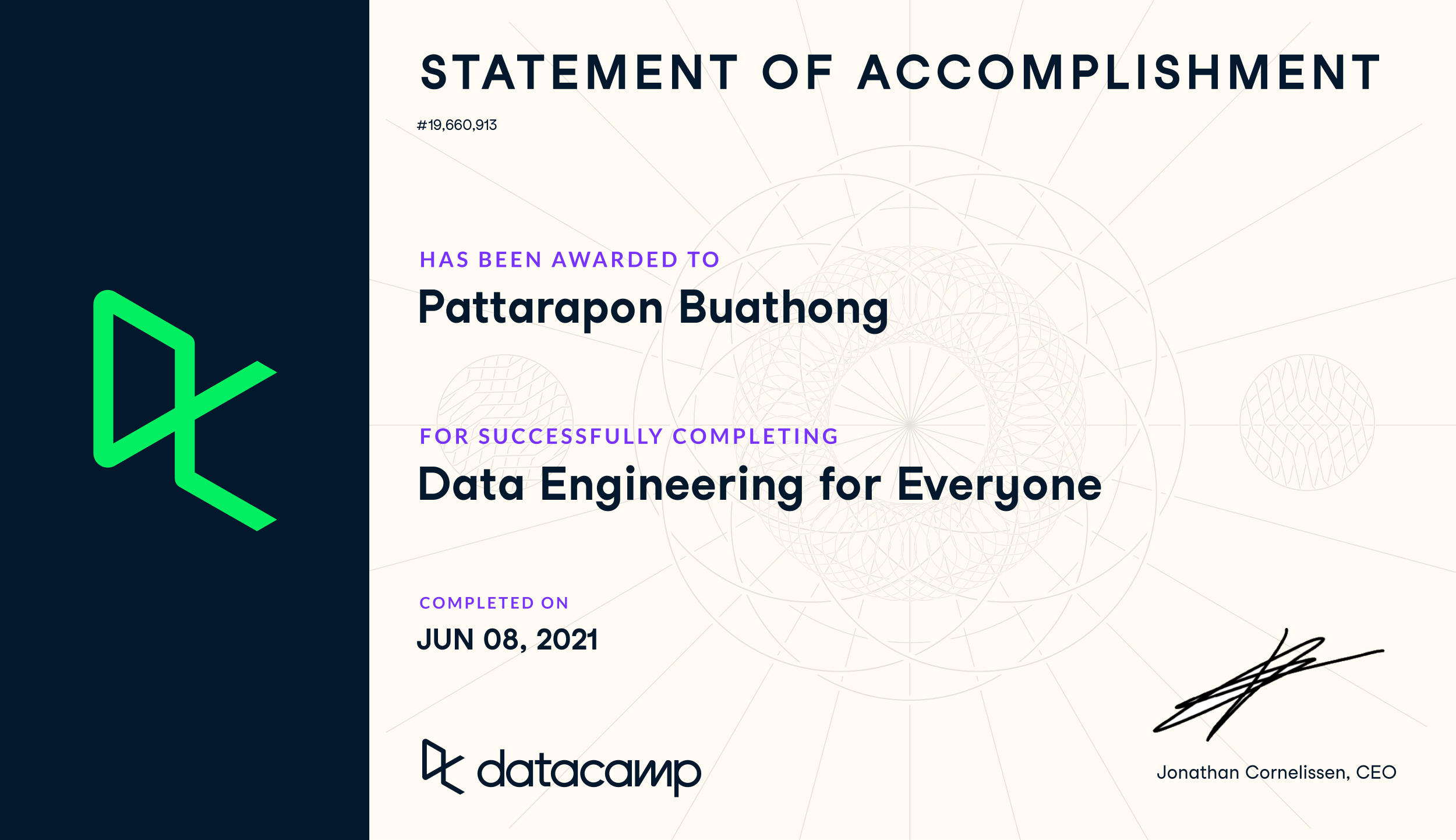 Data Engineering - Pattarapon's